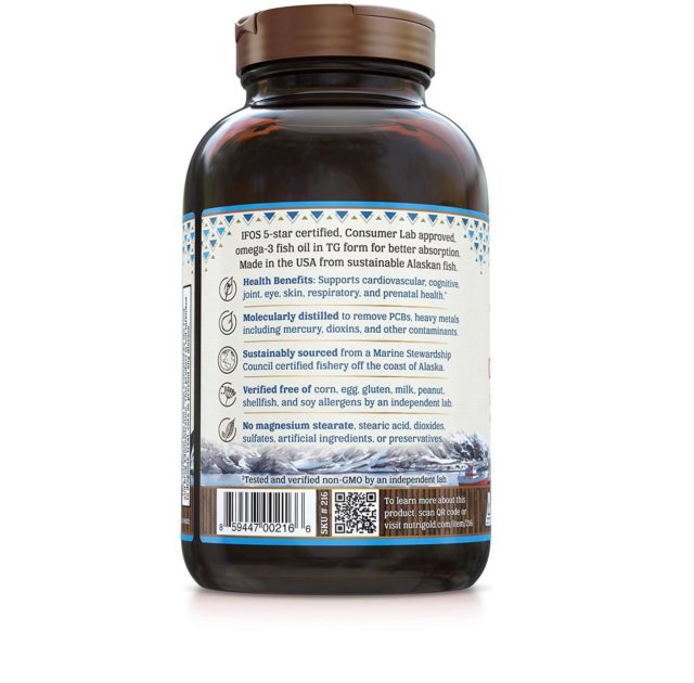 Nutrigold Triple Strength Omega-3 Gold