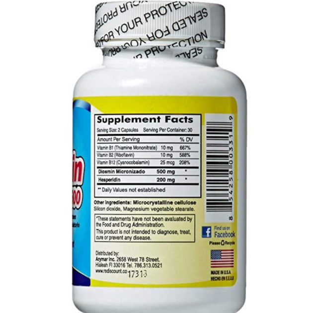 Arymar Diosmin Plus 500